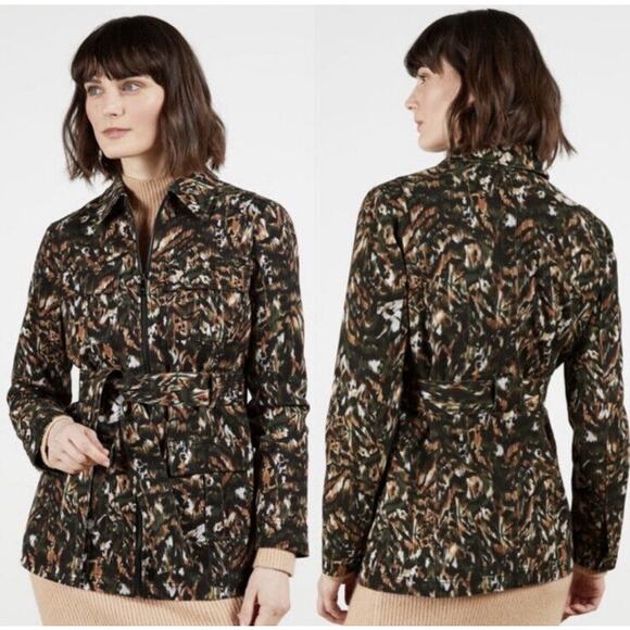 Ted Baker | Jackets & Coats | Ted Baker Cargo Denim Jacket Khaki Belted ...